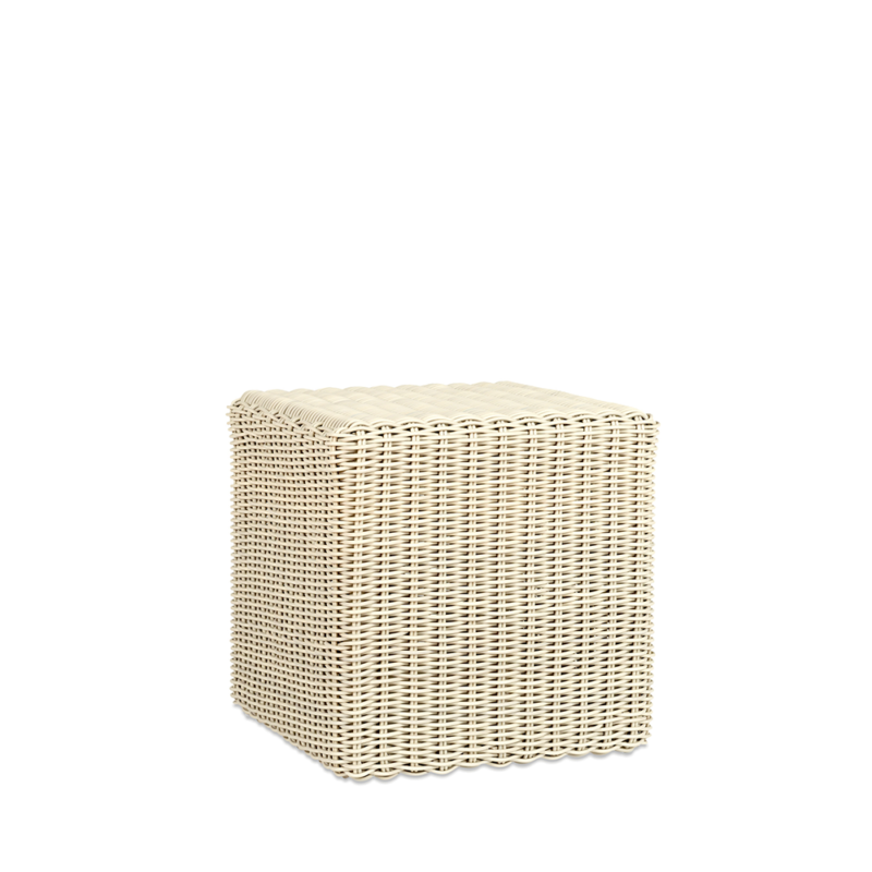 Taburete Cubo tejido – Moda In Casa